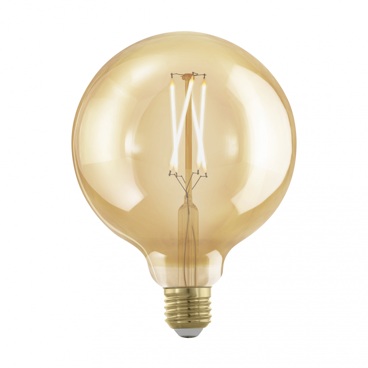 Lâmpada LED Eglo Amber G125 E27 1700K 4W - 9008606227983-93 - Moviflor