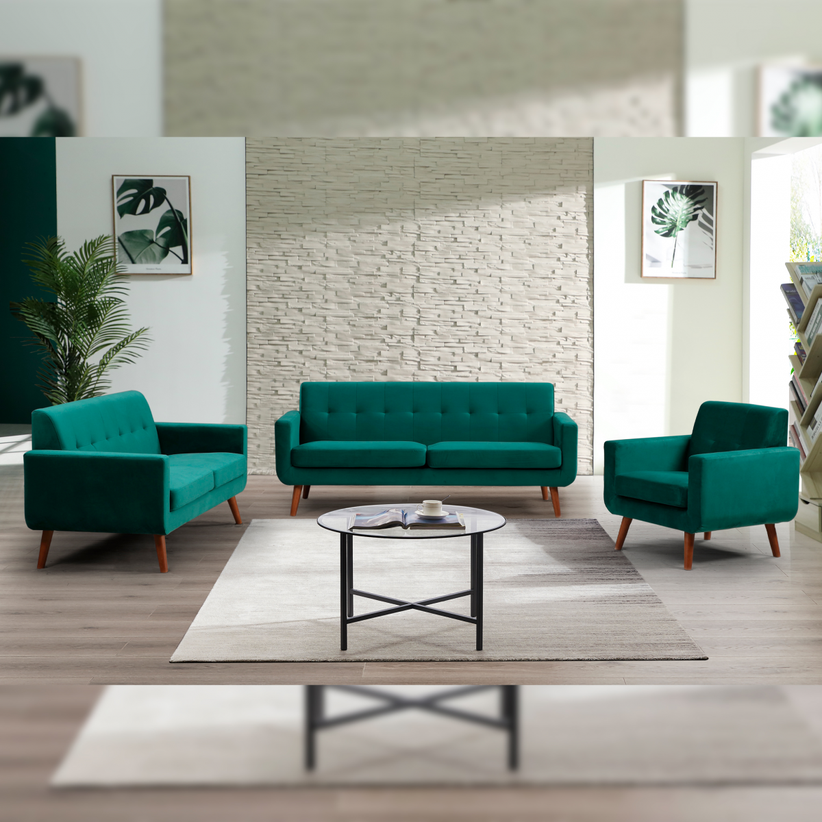 Sofá 2 Lugares Solvang - 04342-385 | Moviflor