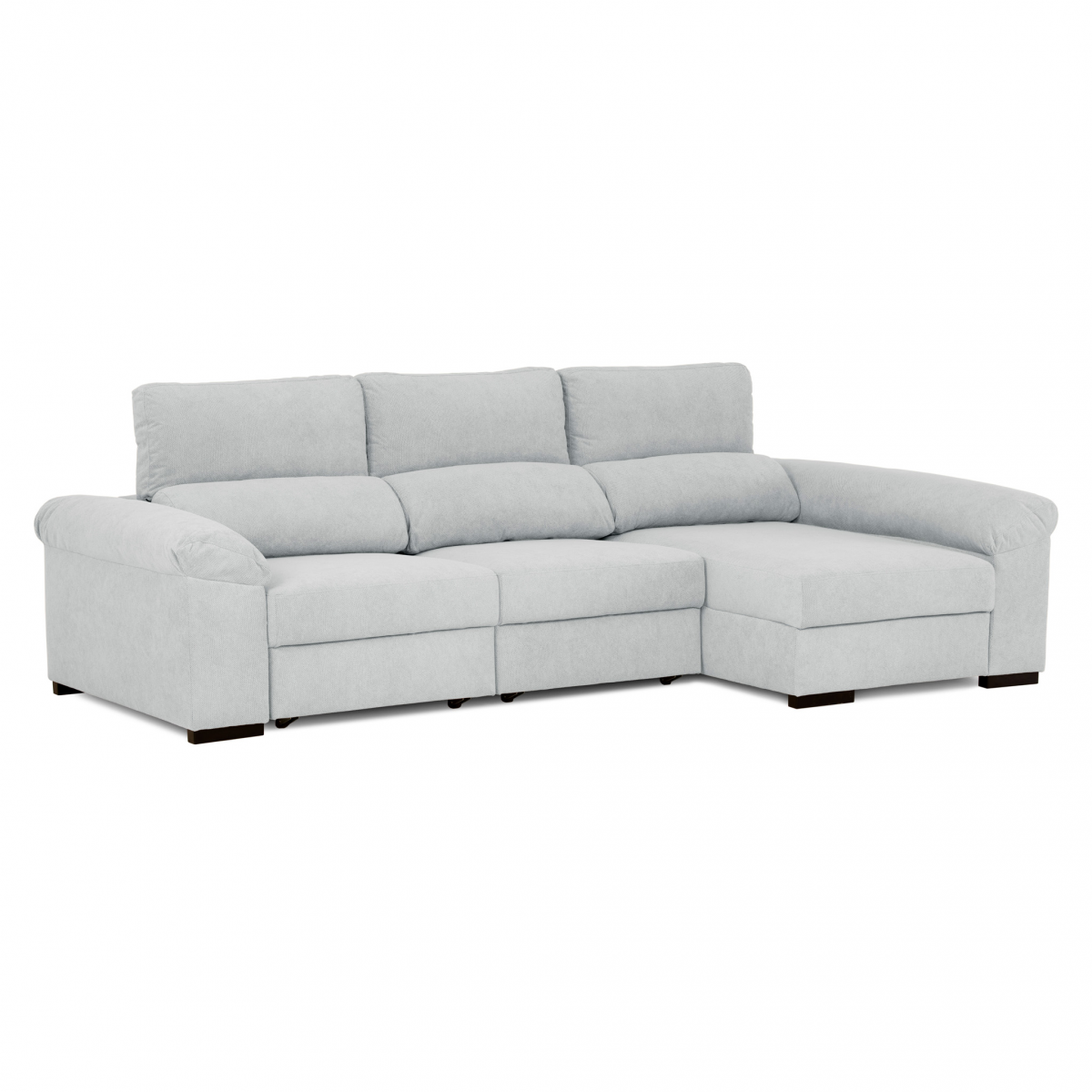 Chaise Longue Duvall II Direita com Assentos Deslizantes | Sofá Azul ...