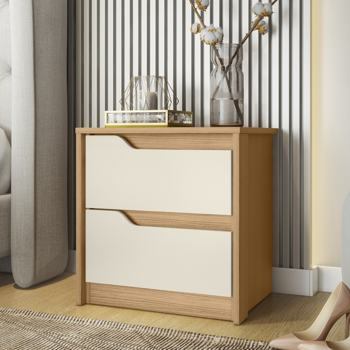 Mesa de Cabeceira Evo - 04104-190 - Moviflor